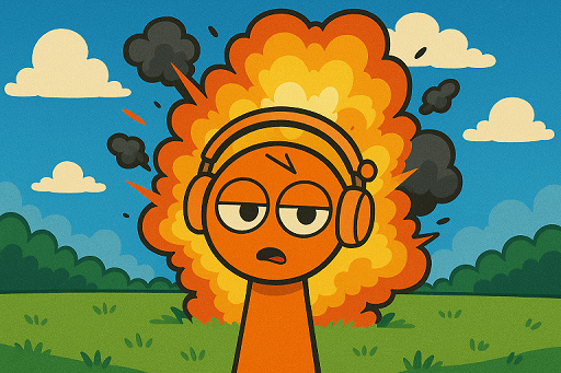 Crazy Sprunki 3D : Survivre dans le Chaos